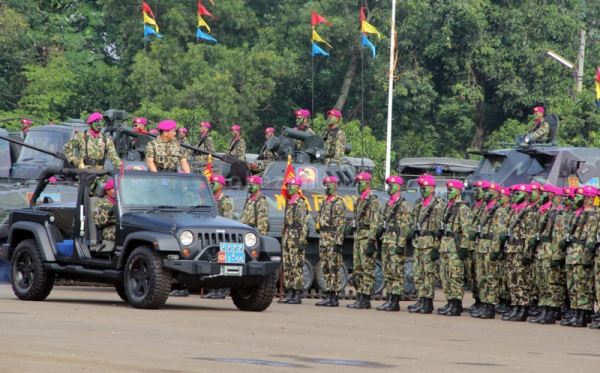 HUT ke-68 Marinir 0 : Foto Okezone Foto