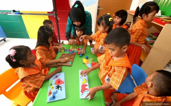 Paud Rusun Waduk Pluit 0 : Foto Okezone Foto