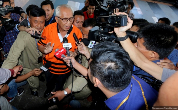 Pemeriksaan OC Kaligis 1 : Foto Okezone Foto