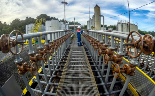 Pengecekan Stasiun Pengumpul Pertamina EP Tarakan Kalimantan Utara 0 : Foto Okezone Foto