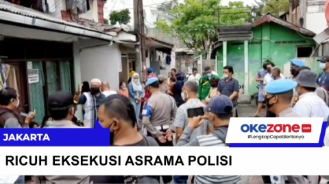 Pengosongan Paksa 27 Rumah Dinas Polri di Menteng Diwarnai Aksi Protes ...