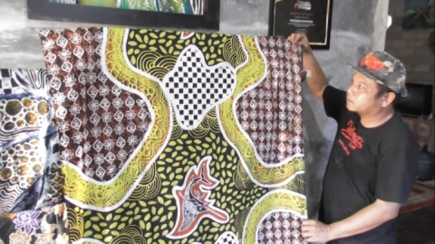 Batik Ikan Marlin Motif Kain Khas Batam : Okezone Video