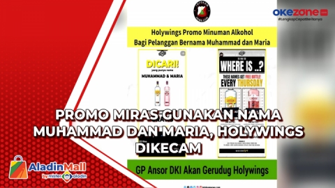 Promo Miras Gunakan Nama Muhammad dan Maria, Holywings Dikecam ...