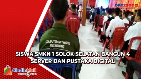 Siswa SMKN 1 Solok Selatan Bangun 4 Server dan Pustaka Digital ...
