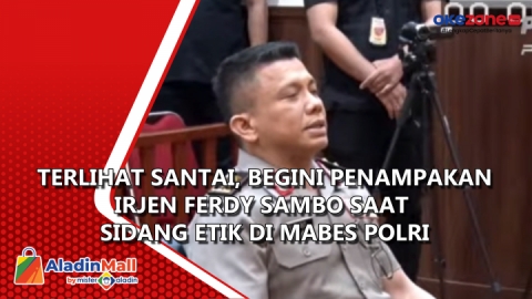 Terlihat Santai, Begini Penampakan Irjen Ferdy Sambo saat Sidang Etik di Mabes Polri : Okezone Video
