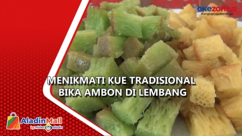 Menikmati Kue Tradisional Bika Ambon di Lembang : Okezone Video