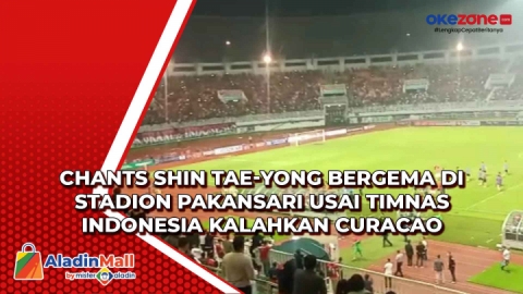 Chants Shin Tae-yong Bergema di Stadion Pakansari Usai Timnas Indonesia Kalahkan Curacao ...