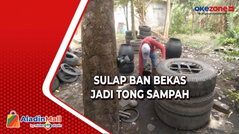 Manfaatkan Limbah Ban Bekas, Ibu Rumah Tangga Sukses Jadi Produsen Tong ...