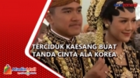 Momen Kaesang Tertangkap Kamera Beri Tanda Cinta ala Korea pada Prosesi Ngunduh Mantu : Okezone ...