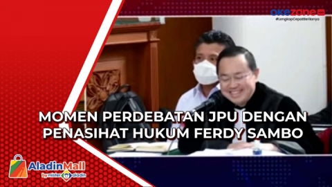Jaksa Penuntut Umum Terlibat Perdebatan dengan Penasihat Hukum Ferdy Sambo : Okezone Video