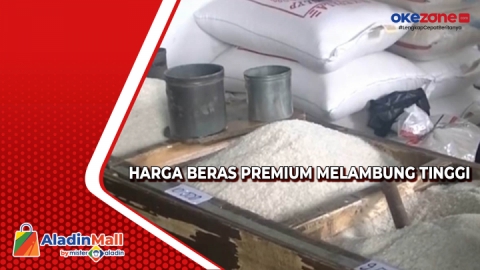 Harga Beras Premium Melambung Tinggi : Okezone Video