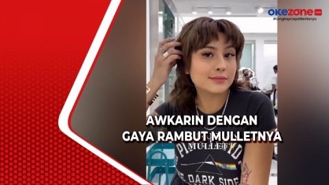 Selebgram Awkarin Nekat Potong Rambut Gaya Mullet, Hasilnya Bikin ...