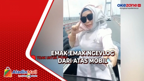 Emak-Emak Ngevlog dari Atas Mobil yang Melintasi Jembatan Suramadu, Ini Respon Polisi : Okezone ...