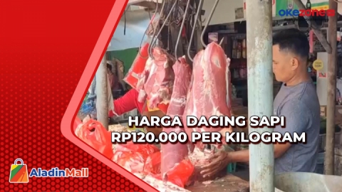 Harga Daging Sapi Rp120.000 per Kilogram : Okezone Video