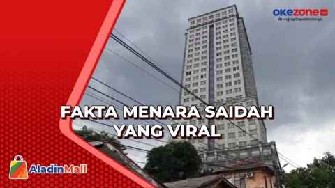 Menara Saidah Menyala Merah, Berikut 5 Faktanya : Okezone Video