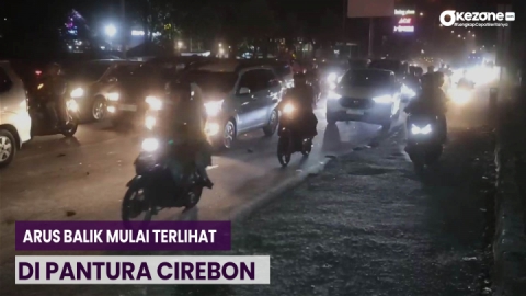 H+2 Idul Fitri, Arus Balik di Jalur Pantura Cirebon Arah Jakarta Mulai Ramai : Okezone Video