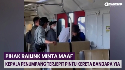 Kepala Penumpang Terjepit Pintu Kereta Bandara YIA, Pihak Railink Minta Maaf : Okezone Video