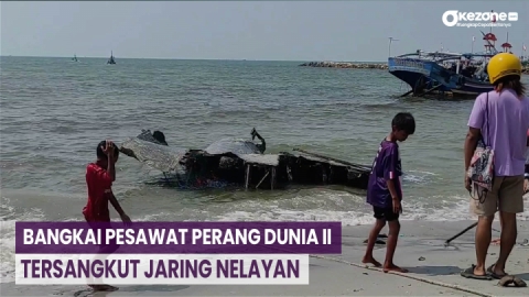 Tersangkut Jaring Bangkai Pesawat Perang Dunia Ii Ditemukan Nelayan