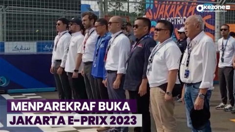 Sandiaga Uno Buka GulaVit 2023 Jakarta E-Prix di Ancol : Okezone Video