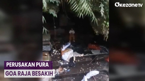 Viral! WNA Korea Diduga Rusak Sarana Pura Goa Raja Besakih di Bali ...