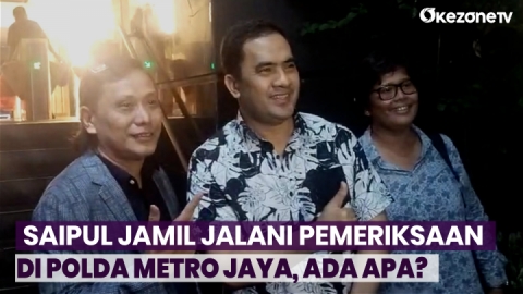 Saipul Jamil Jalani 3 Jam Pemeriksaan Terkait Kasus Dugaan Pencemaran Nama Baik : Okezone Video