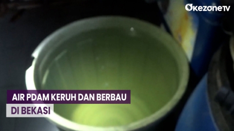 Kali Bekasi Tercemar Limbah, Warga Keluhkan Air PDAM Keruh dan Berbau : Okezone Video