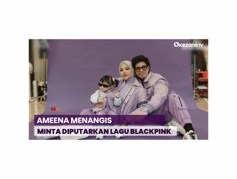Ameena Menangis Saat Photoshoot Maternity, Minta Diputarkan Lagu Blackpink : Okezone Video
