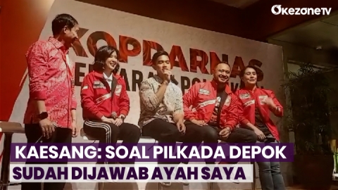Soal Maju di Pilkada Depok, Kaesang: Sudah Dijawab Ayah Saya : Okezone Video