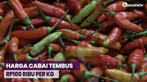 Makin Pedas, Harga Cabai Tembus Rp100 Ribu per Kg di Jakarta : Okezone Video