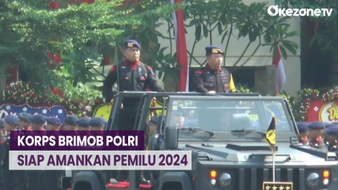 Kapolri: Korps Brimob Polri Siap Amankan Pemilu 2024 : Okezone Video