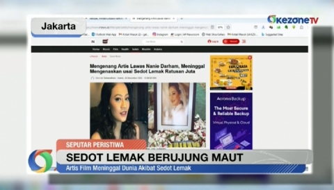 OKEZONE UPDATES: Artis Nanie Darham Meninggal Dunia Usai Sedot Lemak ...