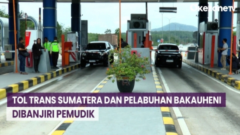 Jelang Libur Nataru, Tol Trans Sumatera dan Pelabuhan Bakauheni Dibanjiri Pemudik : Okezone Video