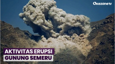 Makin Intens Gunung Semeru Alami 42 Kali Gempa Letusan Disertai Guguran Material Vulkanik ...