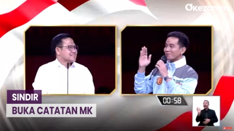 Cak Imin Sindir Buka Catatan MK , Gibran: Nah Gitu Dong Gus Jangan Terlalu Tegang : Okezone Video