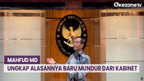 Mahfud MD Ungkap Alasannya Baru Mundur dari Kabinet Indonesia Maju, Ternyata Karena Ini ...