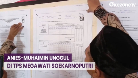 Penghitungan Suara, Anies-Muhaimin Unggul di TPS Megawati Soekarnoputri : Okezone Video