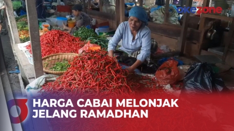 Jelang Ramadhan, Harga Cabai Melonjak Tembus Rp100 Ribu per Kg : Okezone Video