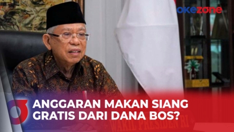 Anggaran Makan Siang Gratis dari Dana Bos, Wapres: Baru Wacana : Okezone Video