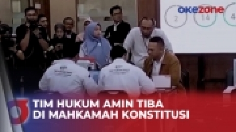 Tiba di MK, Tim Kuasa Hukum Anies-Muhaimin Resmi Gugat Hasil Pemilu 2024 : Okezone Video