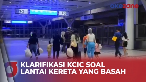 Lantai Kereta Cepat Whoosh Basah saat Hujan Deras, KCIC Beri Klarifikasi