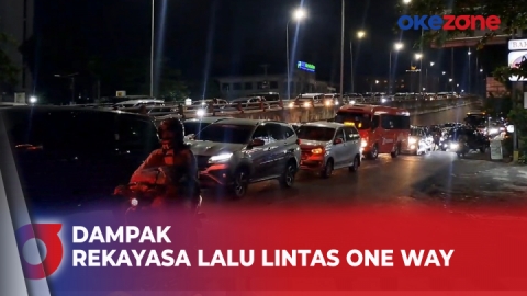 One Way Diberlakukan, Ruas Tol Cipali Ramai Lancar sedangkan Jalan Dalam Kota Semarang Padat ...