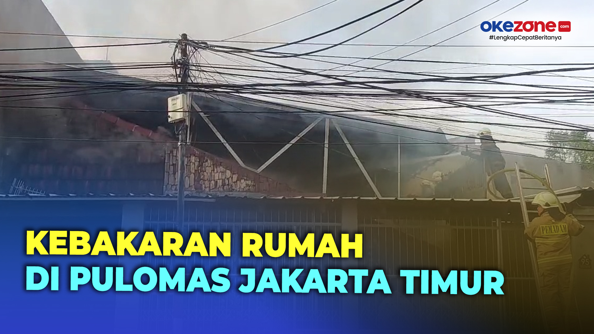 Akibat Korsleting Listrik Rumah di Pulomas Jakarta Timur Terbakar ...