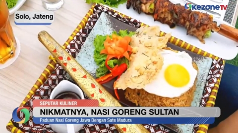 Nasi Goreng Sultan, Perpaduan Nasi Goreng Jawa dengan Sate Madura ...