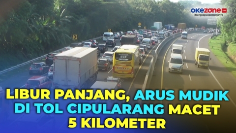 Libur Panjang Akhir Pekan dan Iduladha, Arus Mudik di Tol Cipularang Macet hingga 5 Kilometer ...
