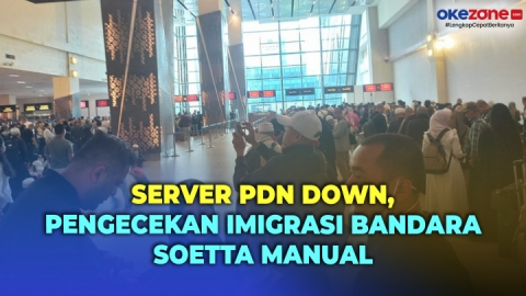 Server PDN Down, Pengecekan Imigrasi di Bandara Soekarno-Hatta Masih Manual : Okezone Video