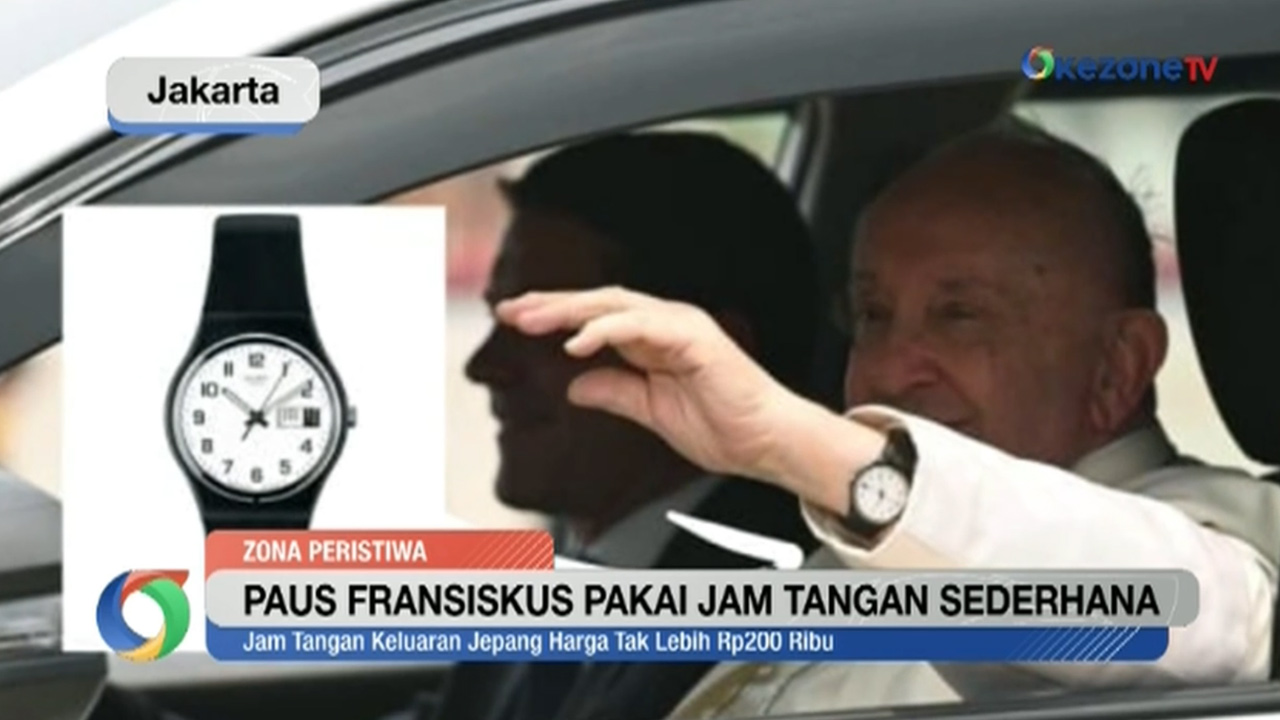 Paus Fransiskus Pakai Jam Tangan Sederhana : Okezone Video