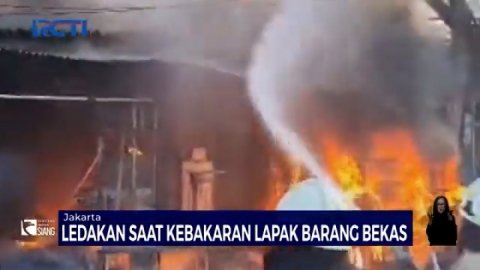 Ledakan saat Kebakaran Lapak Barang Bekas di Jakarta, 5 Orang Terluka
