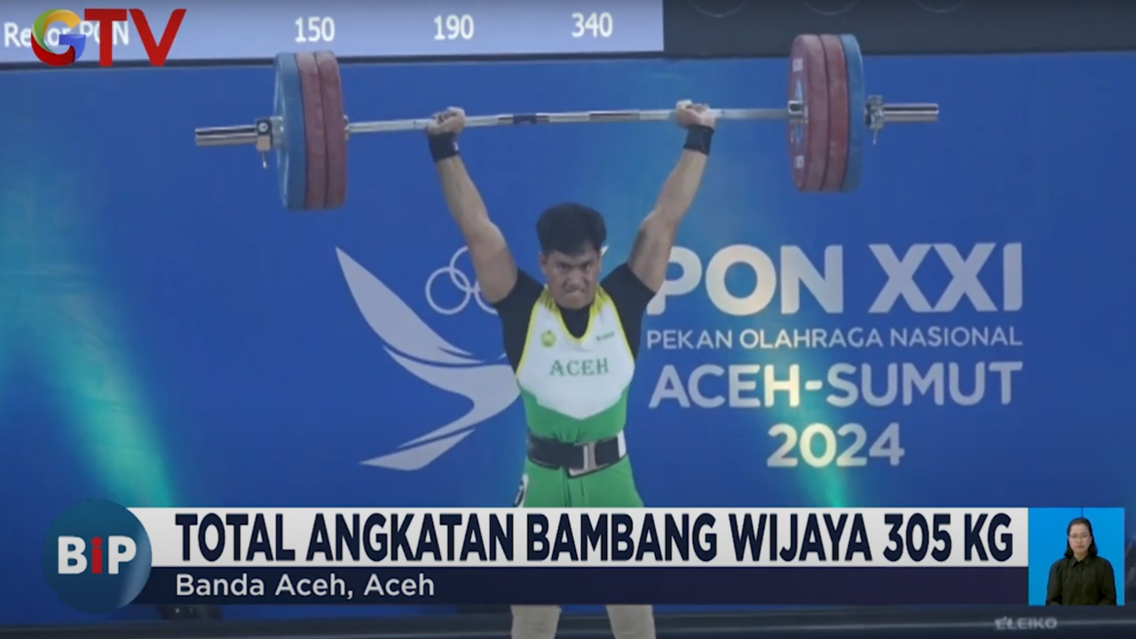 PON XXI, Aceh Raih Emas di Angkat Besi 81 KG : Okezone Video