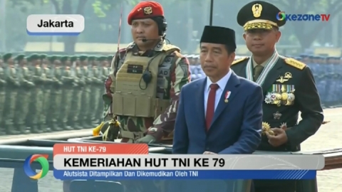 Kemeriahan Puncak Perayaan HUT ke-79 TNI di Silang Monas : Okezone Video